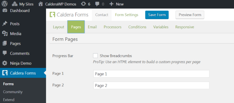 form-pages - WordPress Form Builder | Caldera Forms form-pages - WordPress Form Builder | Caldera Forms