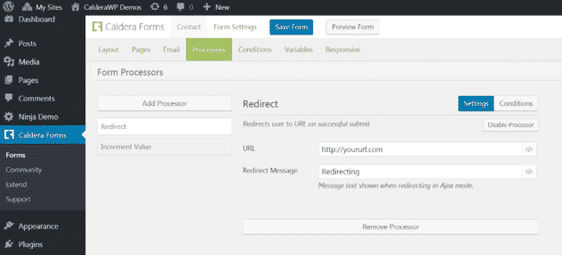 Getting Started Using Form Processors Calderawp