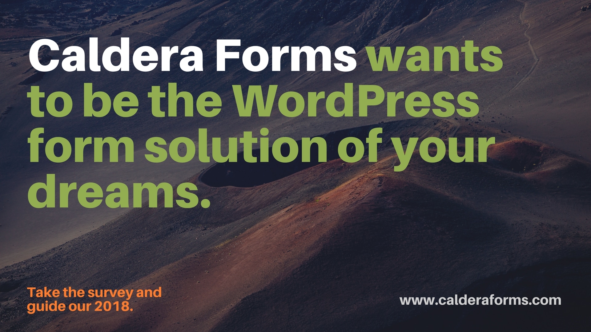 Caldera Forms Pro 2018 Survey - WordPress Form Builder | Caldera Forms Caldera Forms Pro 2018 Survey - WordPress Form Builder | Caldera Forms